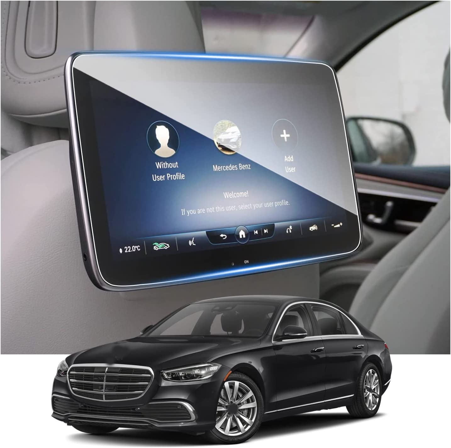 For Mercedes S-Class W223 Screen Protector 2021+