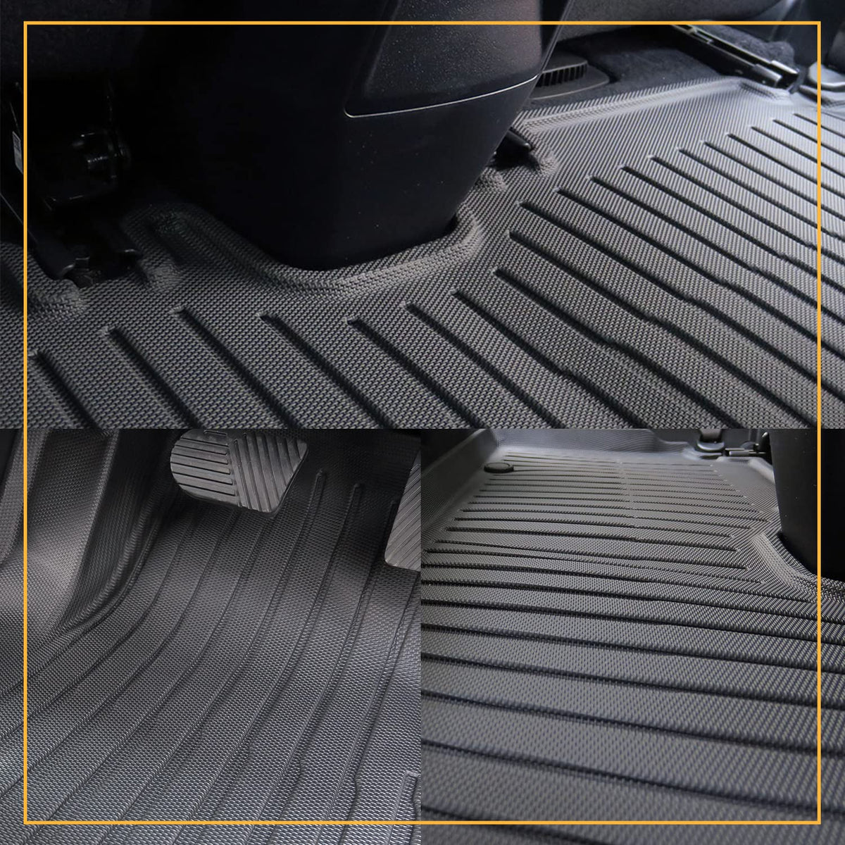 For Kia EV6 Floor Mats 3D Scanning High Edge 2022+