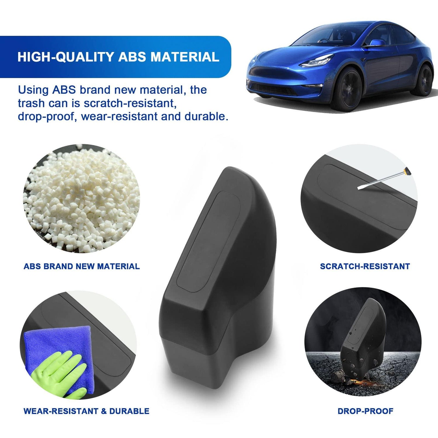 For Tesla Model 3 Model Y Car Trash Can 2018+