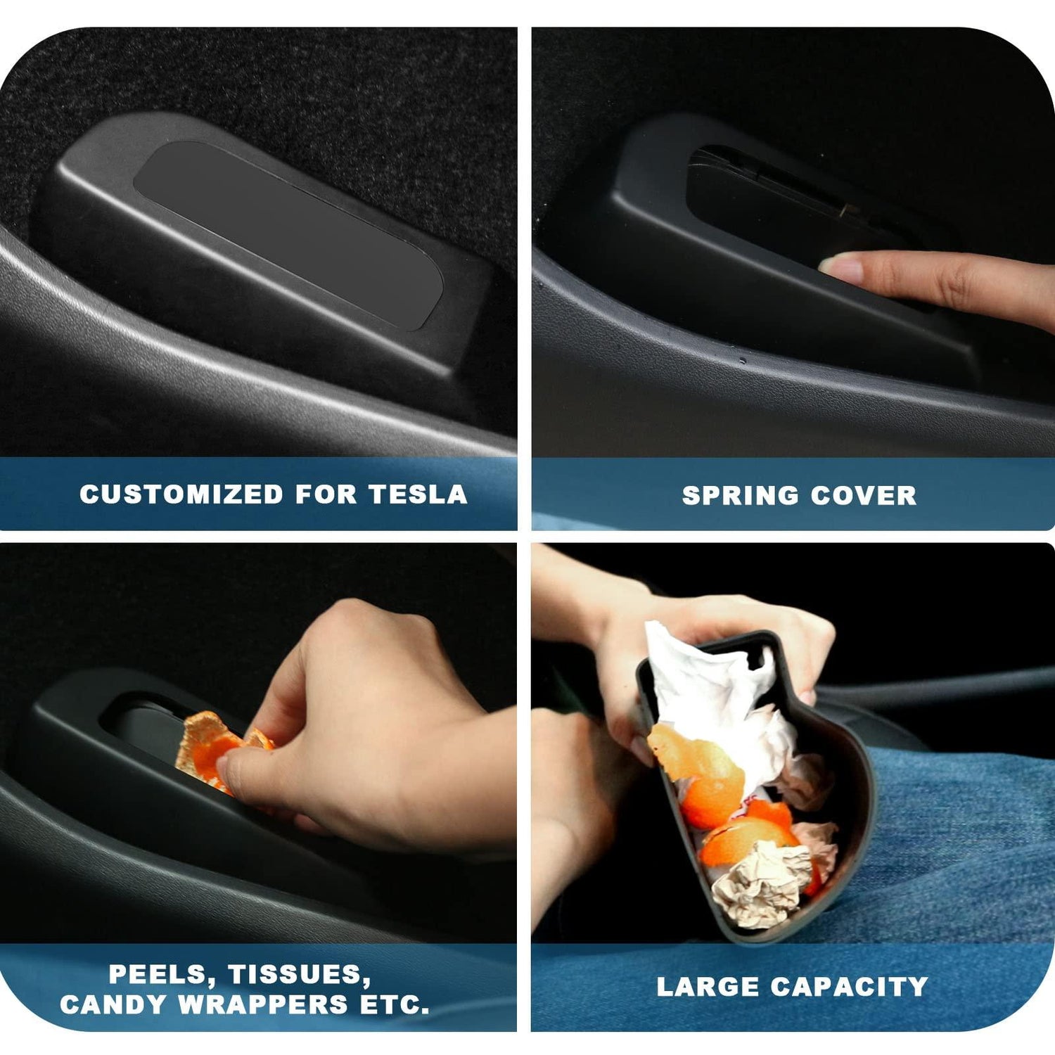 For Tesla Model 3 Model Y Car Trash Can 2018+