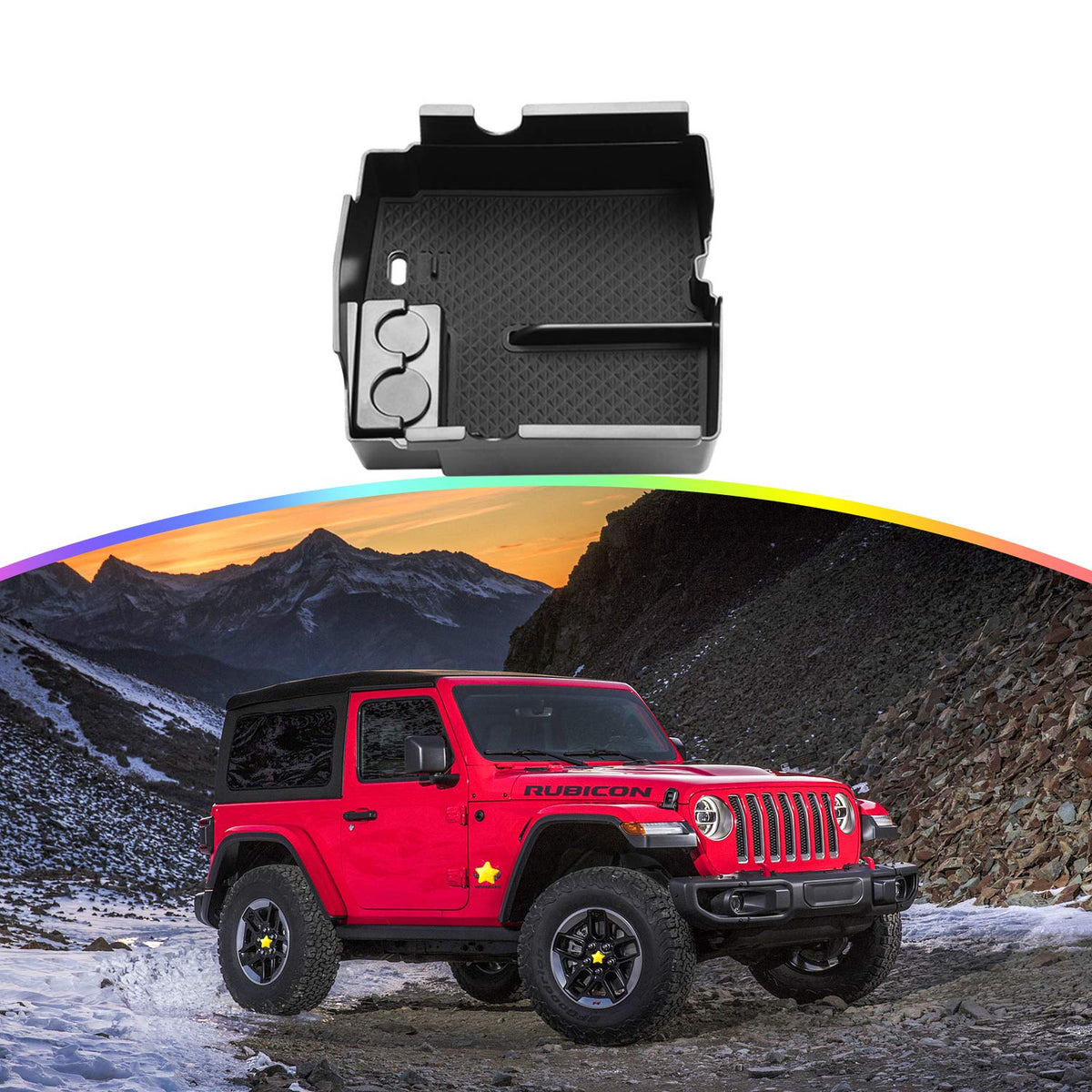 Jeep Wrangler JL Center Console Organizer Tray 2018+