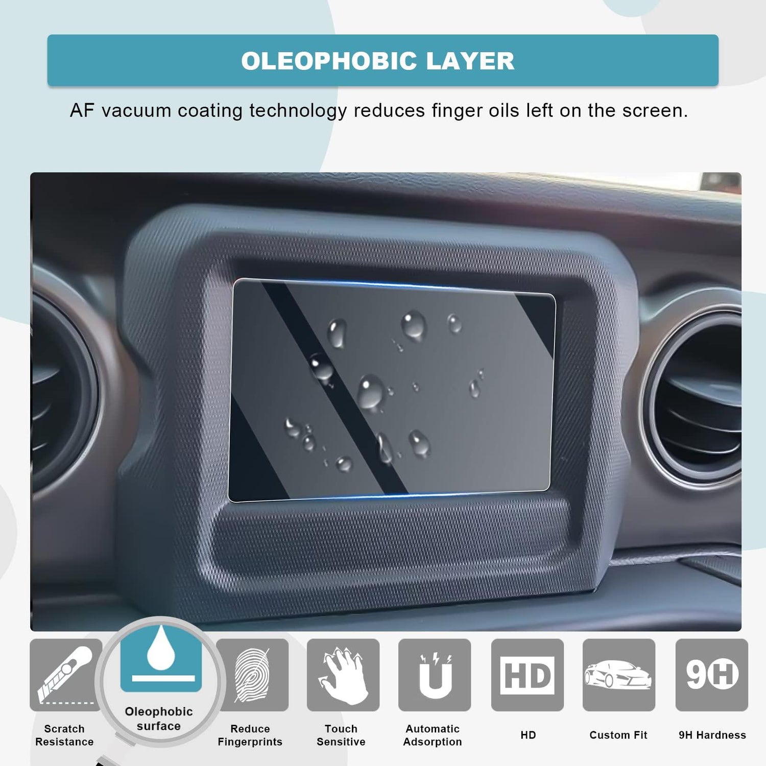 Jeep Wrangler JL 7" Screen Protector 2018+